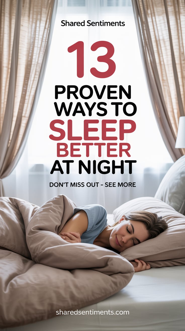How To Sleep Better At Night – 10 Good Things To Do During Bedtime